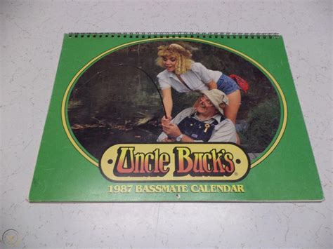 1987 Uncle Bucks Bassmate Calendar Bass Pro Shops 1938194063