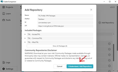 Installation Txl Prefabs