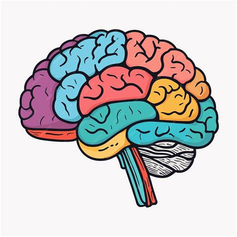 Premium Vector Brain Logo Icon Clip Art Vector Illustration