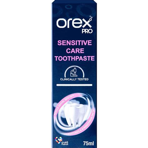 Orex Pro Sensitive Toothpaste 75ml Nahdi