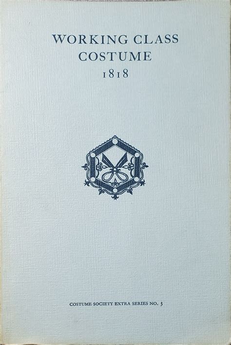 Working Class Costume From Sketches Of Characters 1818 By William