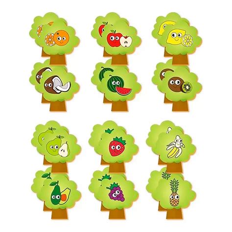 Jogo Da Memória Frutas Brincadeira De Criança Real Brinquedos
