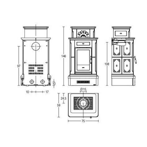 Піч камин Piazzetta Canazei Купити на Kaminovaua