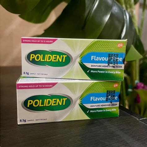 Polident Flavour Free Denture Adhesive Cream 8 5g Small Shopee Philippines