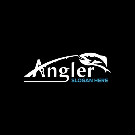 Angler Logo Royalty Free Vector Image Vectorstock