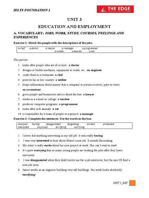 Unit 3 Answer Key Pdf Money Coins