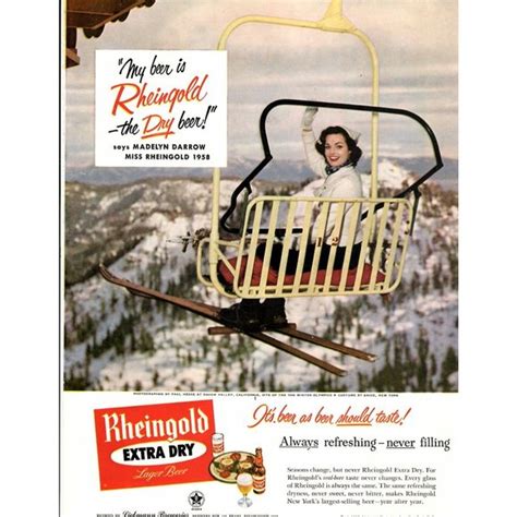 Rheingold Beer Other 958 Rheingold Beer Madelyn Darrow Miss