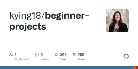 Github Kying18beginner Projects