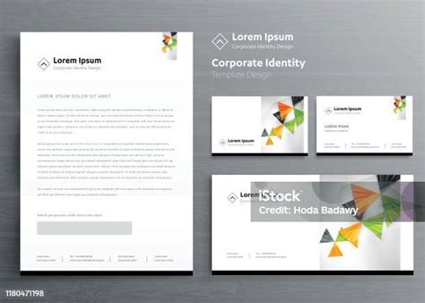 기업 비즈니스 정체성 템플릿 디자인 벡터 추상 문구 선물 항목 색상 홍보 기념품 요소 링크 디지털 기술 세트 기념품에 대한 스톡