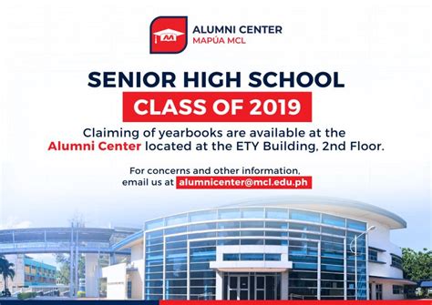 MapÚa Mcl Alumni Center On Linkedin The Senior High School Class Of