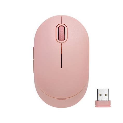 Onn Wireless Computer Mouse With Nano Receiver Windows Mac Compatible USB Receiver Pink 1