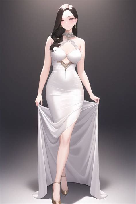 3d Girl Cartoon Art Anime Characters Manga Dresses Vestidos Women