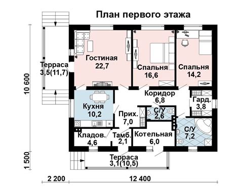 Дом 9 на 12 одноэтажный планировка с 3 спальнями 80 фото