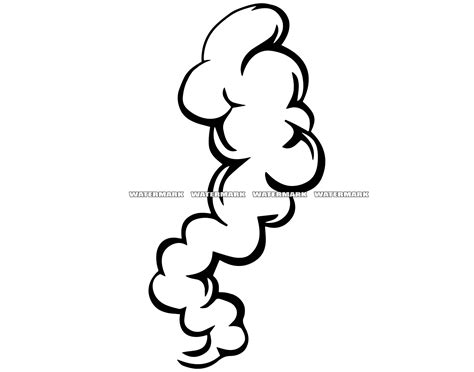 Smoke Cloud Drawing