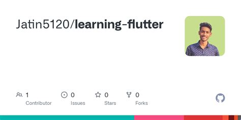 Github Jatin5120learning Flutter