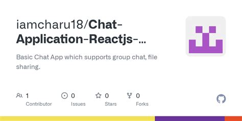 Github Iamcharu18chat Application Reactjs Nodejs Chatengineio Basic