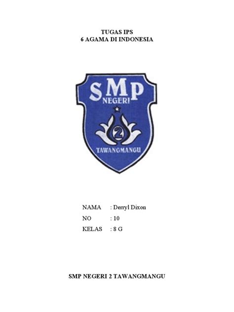 Laporan Ips 6 Agama Di Indonesia Pdf