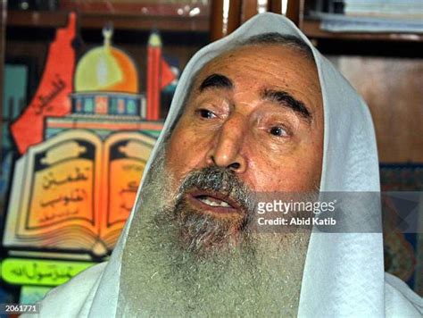 Hamas Leaders Sheikh Ahmed Yassin Photos And Premium High Res Pictures