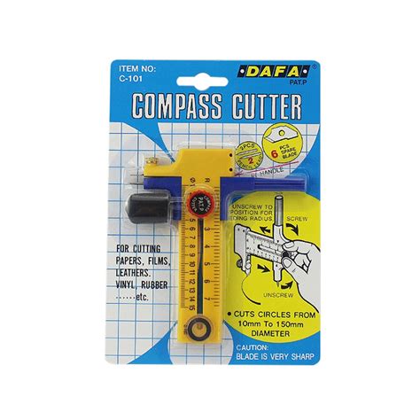 Compass Circle Cutter Circular Cutting Tool Adjust Grandado