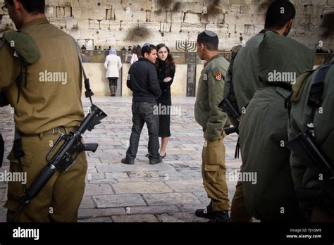 The Western Wall Wailing Wall Jerusalem Israel Stock Photo Alamy