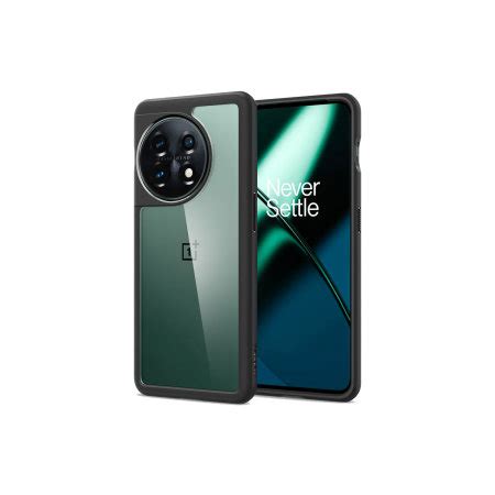 Spigen Ultra Hybrid Clear Matte Black Case For OnePlus 11