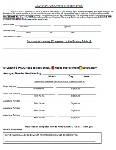 FREE 30 Meeting Form Samples In PDF MS Word