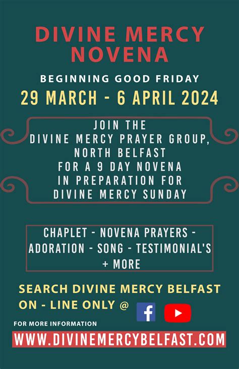 Divine Mercy Novena 2024 — Divine Mercy Belfast