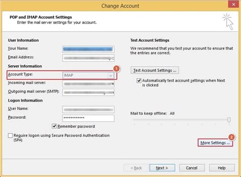 Resolve “outlook Cannot Connect To Imap Server” Error