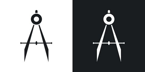 Drafting Compass Icon 46031640 Vector Art At Vecteezy