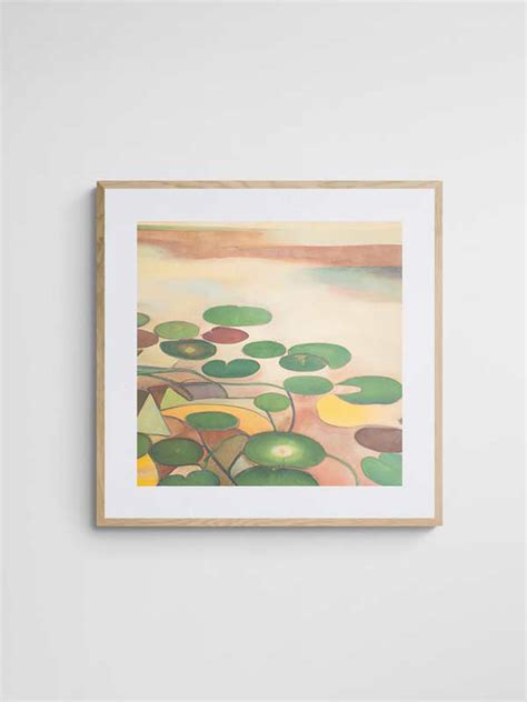Lilipad Life 001 Abstract Art Print