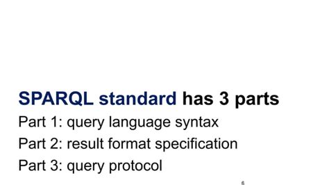 Sparql Introduction And Training 130 Slides With Exercices Pptx Databases Computer