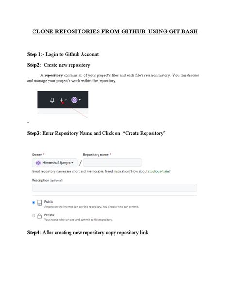 Clone Repositories From Github Using Git Bash Step 1 Login To Github