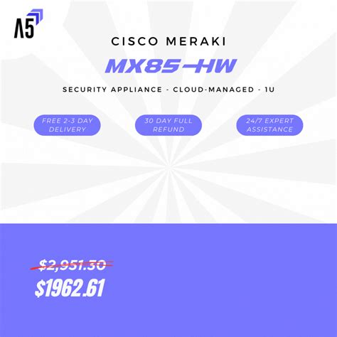 A5 It On Linkedin Ciscomeraki Networksecurity Mx85 A5it