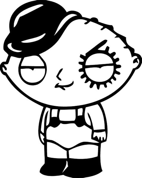 Stewie Griffin A Clockwork Orange Decal Sticker 03