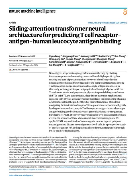 [2024nmi]sliding attention transformer neural architecture for