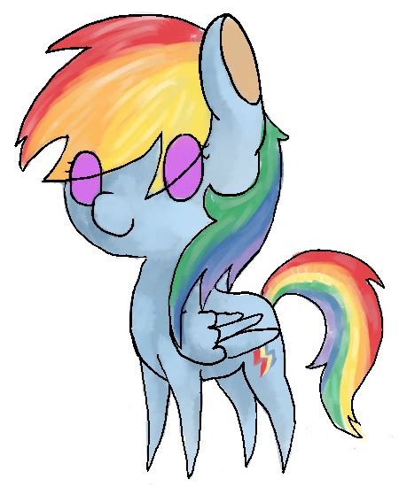 Chibi Rainbow Dash By Psychotwi On Deviantart