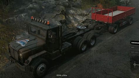 Snowrunner Ank Mk38 Civilian Road Block Youtube