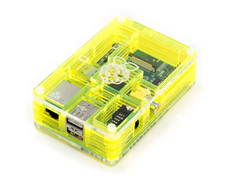 Toxic Pibow Enclosure For Raspberry Pi Model B Computers Raspberry