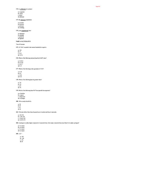 Math Testing Hspt B Pdf