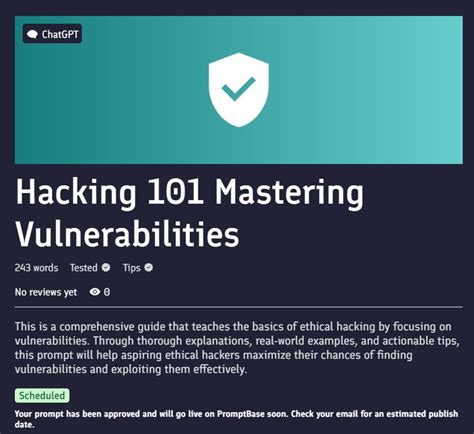 Cristian Zot On Linkedin Pentesting Chatgpt Ethicalhacking