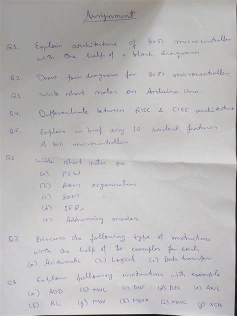 Assignment Microcontroller Pdf