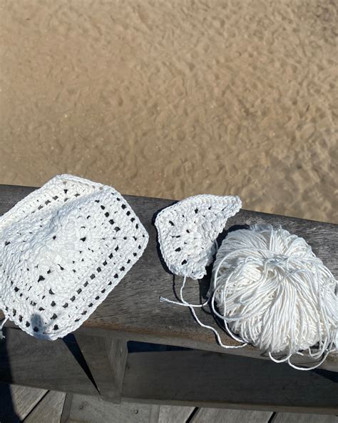 Avannthika A Cute Day At The Beach˖°🌊⋆🐚🫧 Crochet Crochetaddict