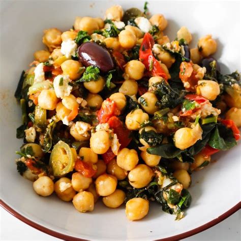 One Pan Mediterranean Chickpea Dinner Her Highness Hungry Me