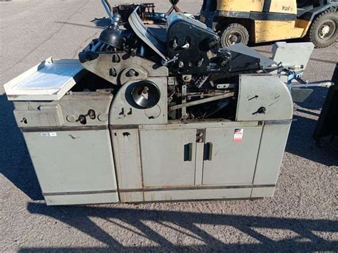 Multilith Offset 1250 Printing Machine Sierra Auction Management Inc