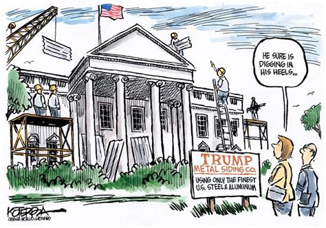 Trumps Steel Tariffs Could Start A Trade War Political Cartoons Orange County Register