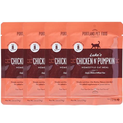 Healthy Natural Human Grade Cat Food Toppers Salmon Chicken