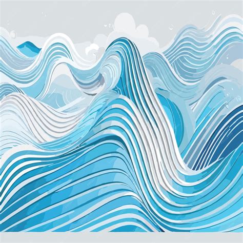 Premium Vector Wave Patterns Vector