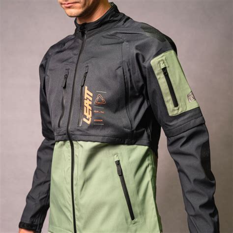 Jaqueta Leatt Moto 4 5 Hydradri Verde Cactus Preto Grid Motors