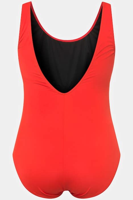 Soft Lined One Piece Swimsuit Paprika Ulla Popken