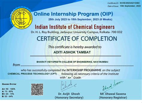 Aditi Tambat On Linkedin Chemicalengineering Internship